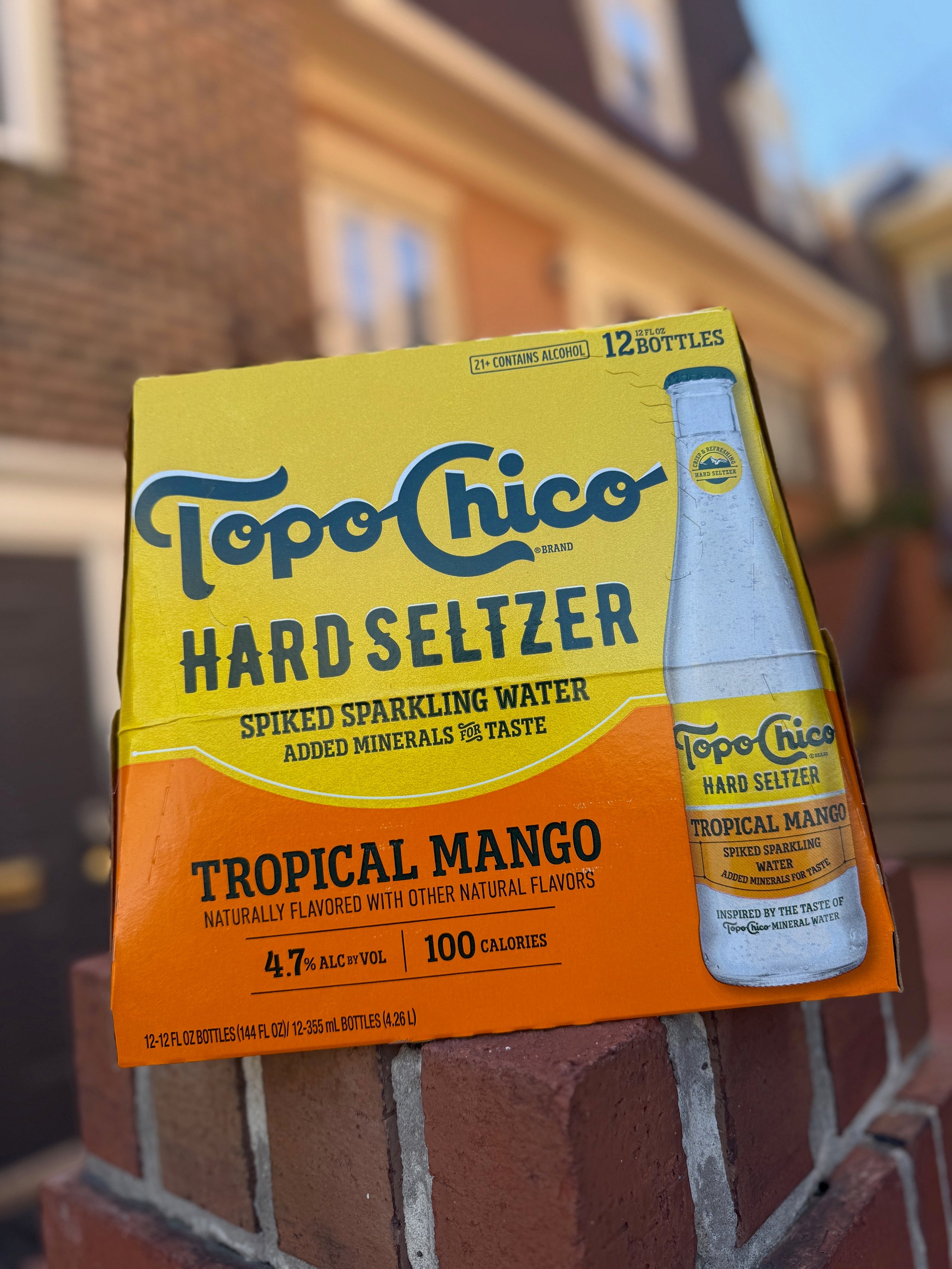 Topo Chico Tropical Mango 12-Pack Bottle | Dominion Wine And Beer ...